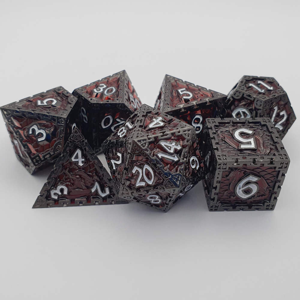 Red Dragon Dice Set - Dice Dragons