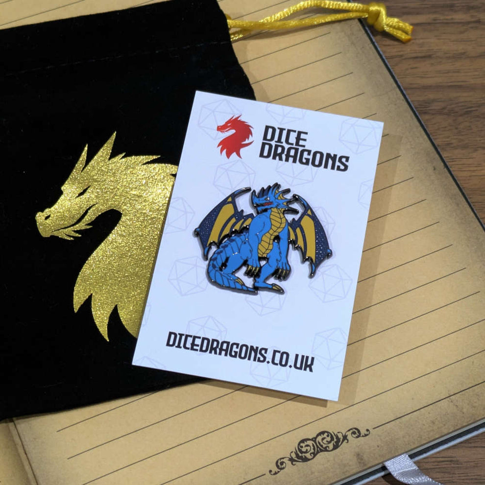 Mystery D&D Pins - Dice Dragons