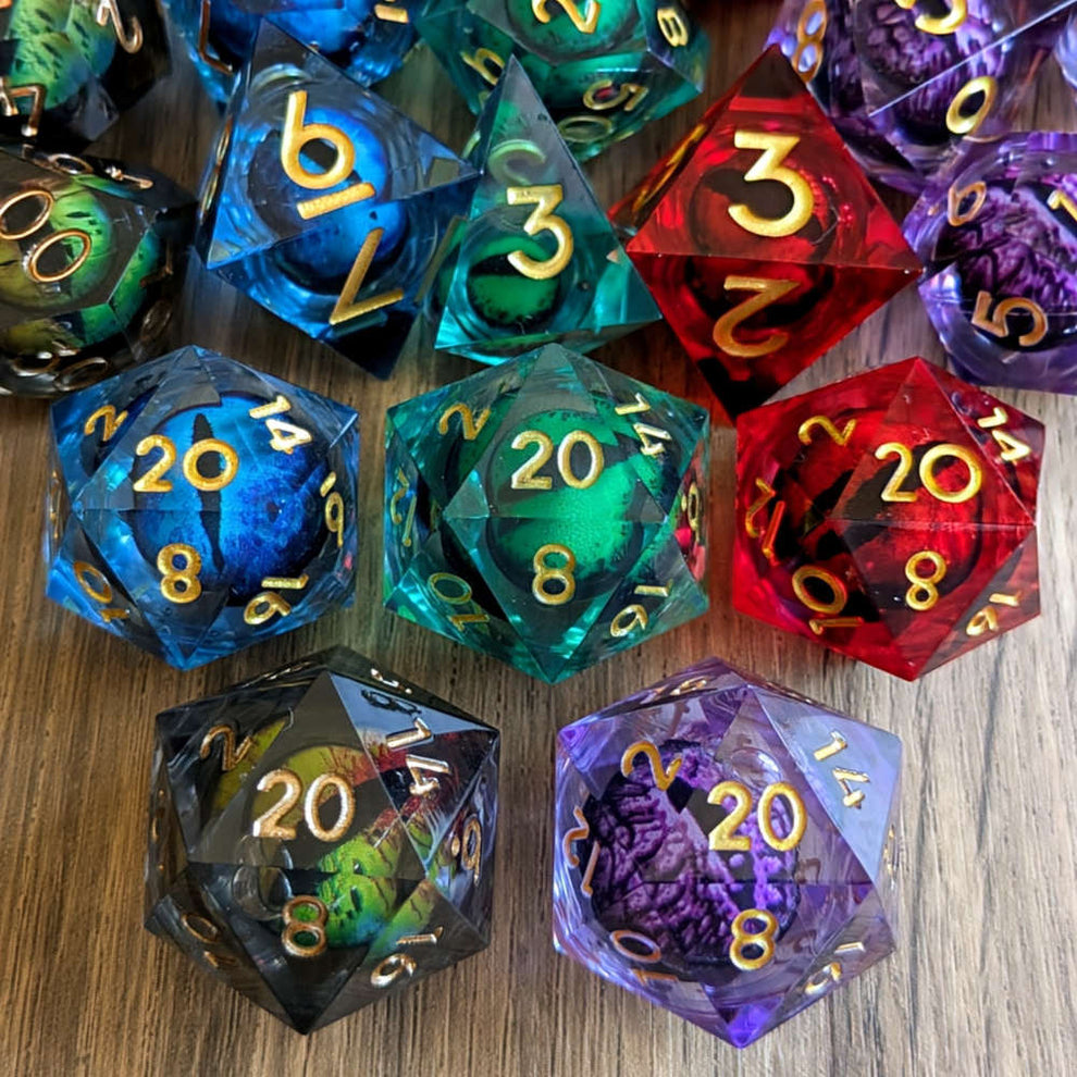 Dragon Eye Rolling Dice Set - Dice Dragons