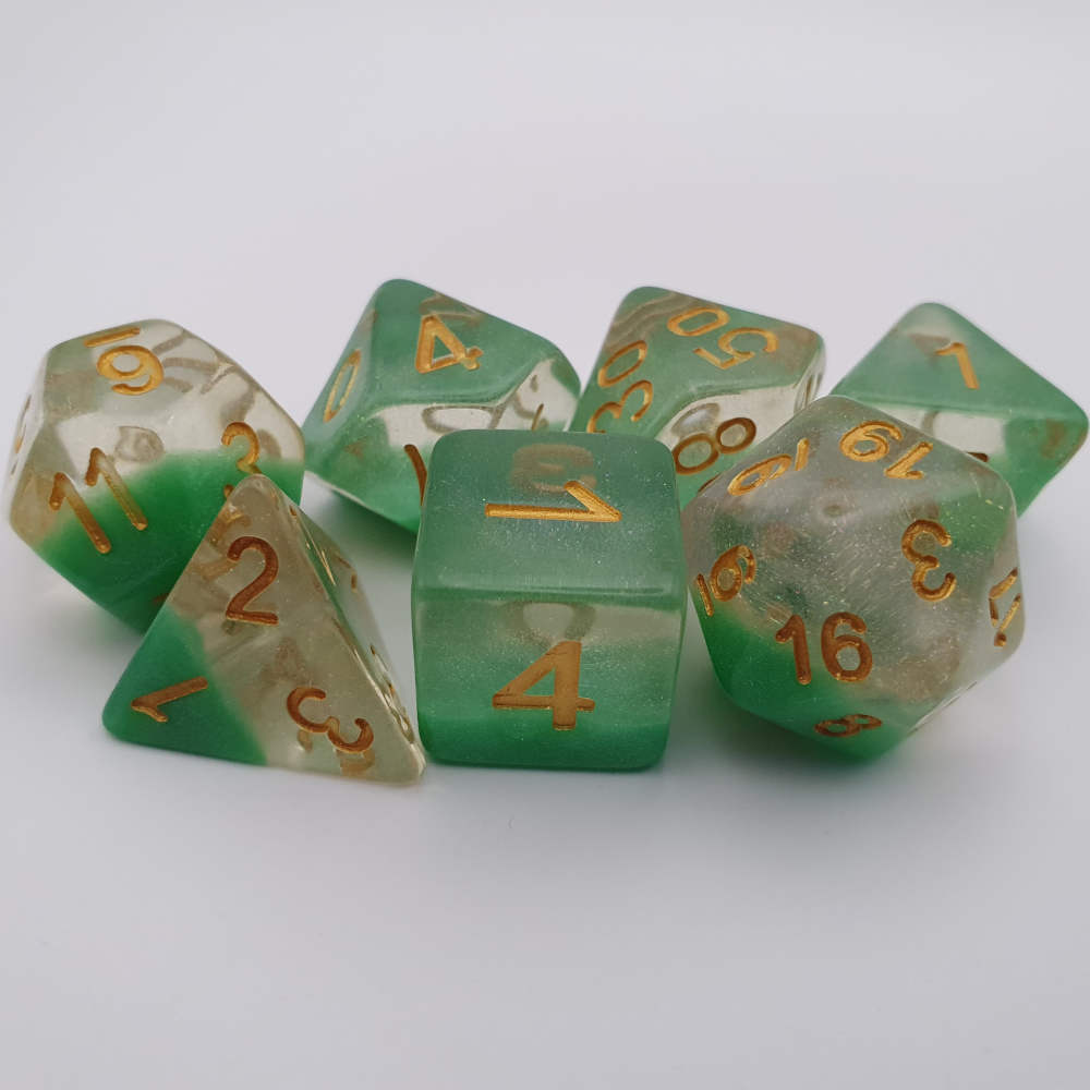 Emerald Sands Dice Set - Dice Dragons