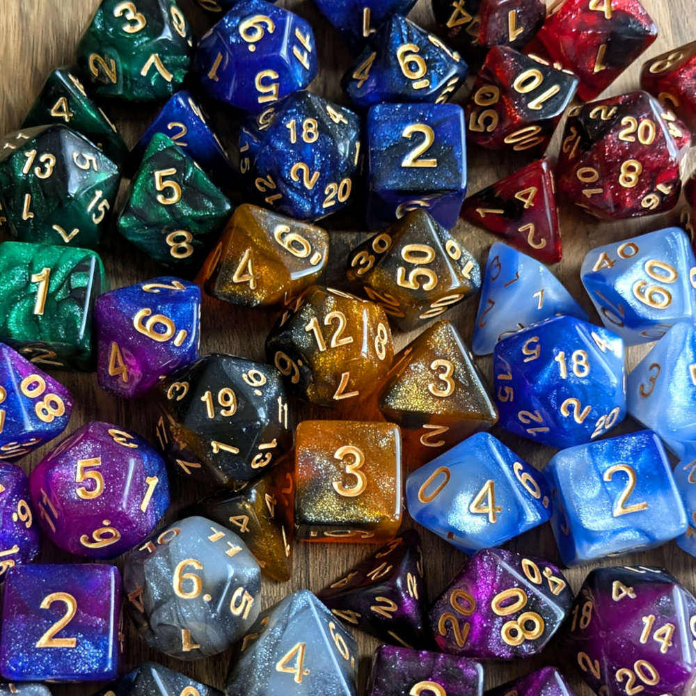 Galaxy Dice Sets - Dice Dragons