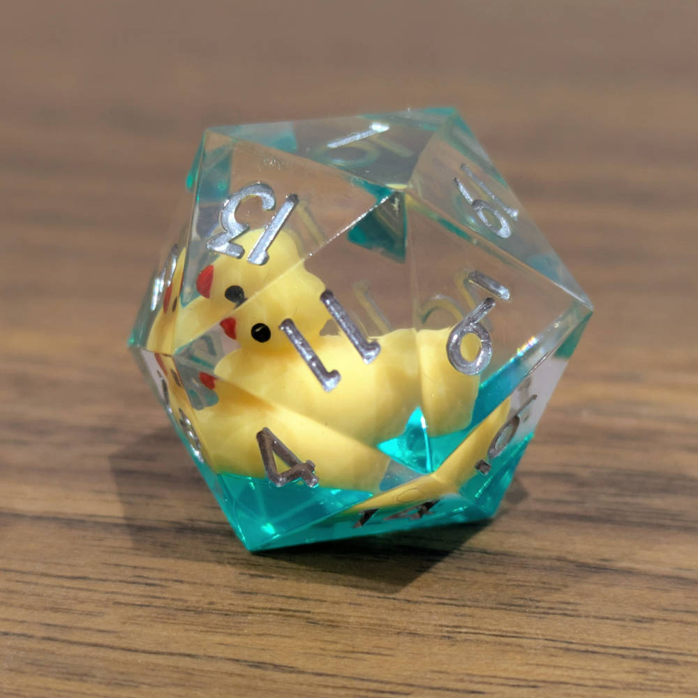 Sharp Edge Rubber Duck Dice – Dice Dragons