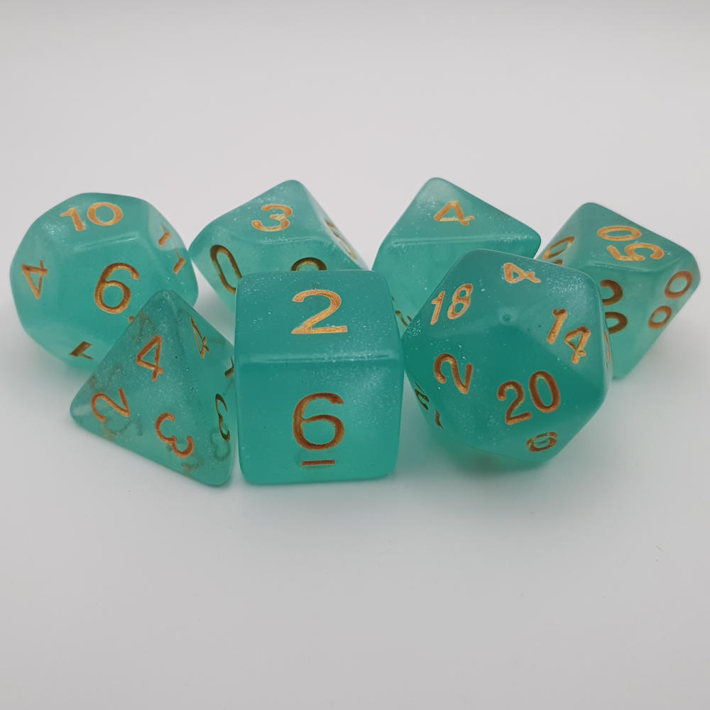 Shimmering Sea Dice Set - Dice Dragons